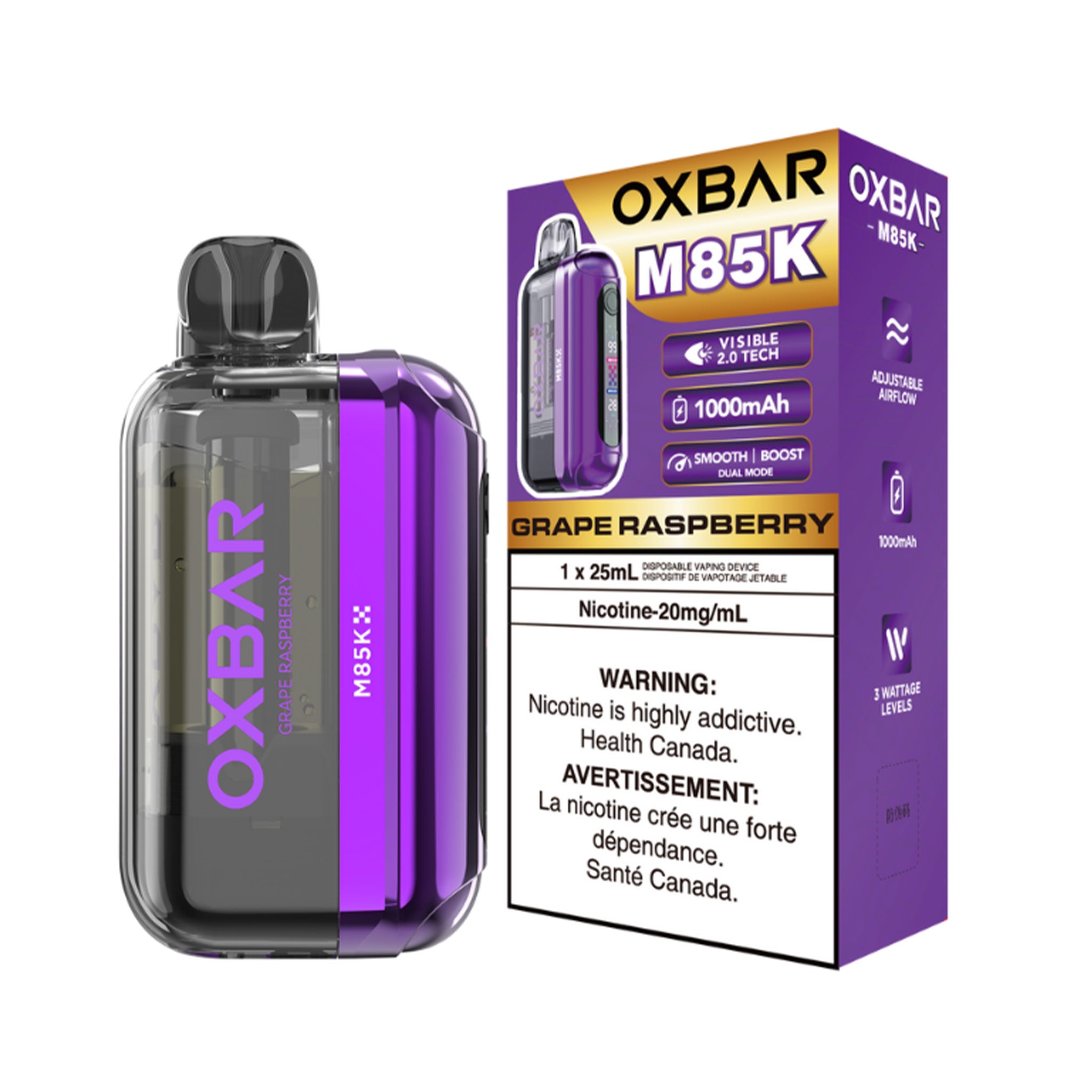 Oxbar M85K Disposable – The Canadian Vaper